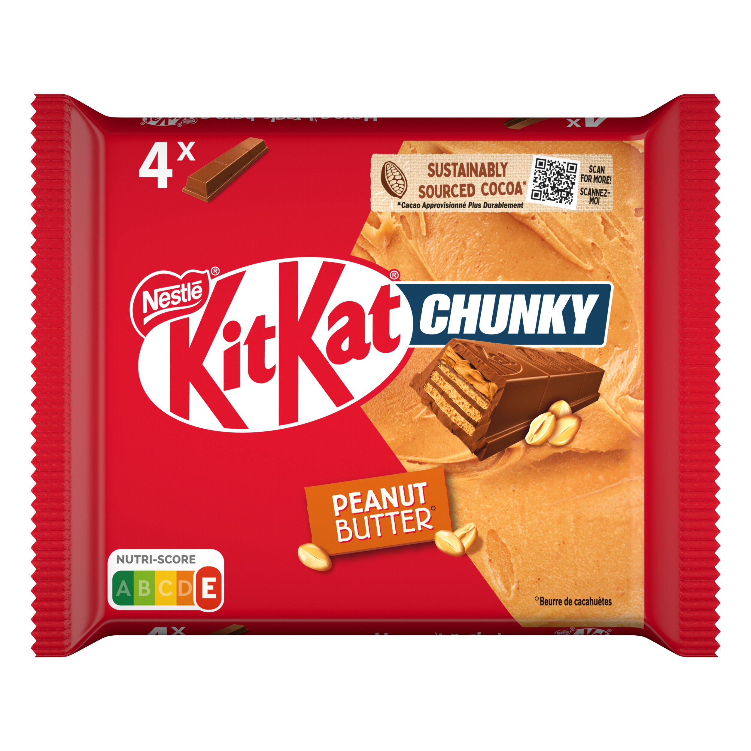 KitKat® Chunky Peanut Butter 4-pak | KitKat®